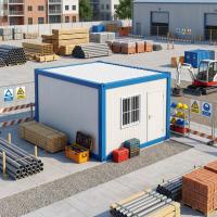 China Wind Resistant Detachable Container Cabin 5950x3000x2800mm Prefab House for sale