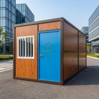 China X Shaped Prefab Folding Container House Steel Outer Door Easy Install For Worker Dormitory for sale