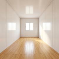 China Prefabricated Z Folding Container House Eco Friendly With Floor Board for sale