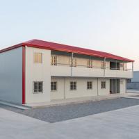 China Prefab Folding House Detachable Industrial Park Staff Dormitory Multi Unit for sale