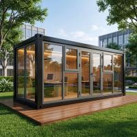 China Detachable Container Tiny House Weather Resistant Prefabricated Backyard Guest Room for sale