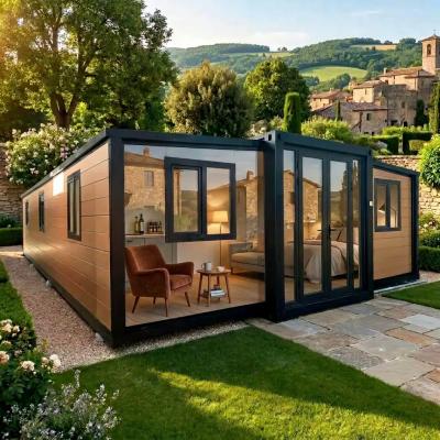 China Expandable Container House 20ft 40ft Fully Furnished Sound Insulated Eco Friendly for sale