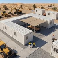 China Weather Resistant Flat Pack Office Container House Detachable Flat Pack Portable Buildings for sale