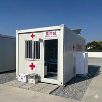 China Civil Defense Emergency Shelter Block 18m² Fire Rated Rock Wool Insulated Modular Suite for Chile for sale