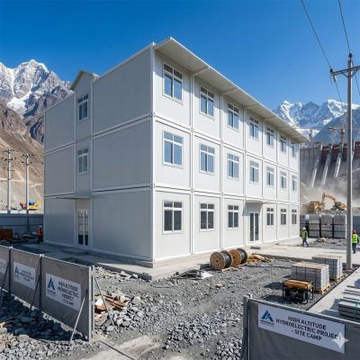 China Stackable Container Homes Heavy Duty Multi Story Prefabricated Modular Container House for sale