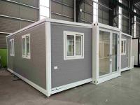 China Heavy Duty Expandable Container Site Office / Labor Cabin Color Customized for sale