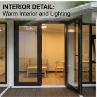 China 20ft Gable Roof Expandable Container Home 38.2sqm with Full View Balcony Terrace for sale