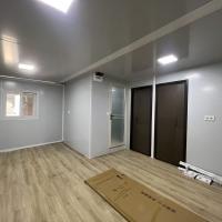 China Nordic Red Cedar Expandable Villa 20 sqm 40HQ Load 4 Sets Foldable Prefab House for sale