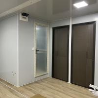 China Nordic Red Cedar Expandable Villa 20 sqm 40HQ Load 4 Sets Foldable Prefab House for sale