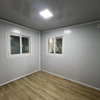 China Nordic Red Cedar Expandable Villa 20 sqm 40HQ Load 4 Sets Foldable Prefab House for sale