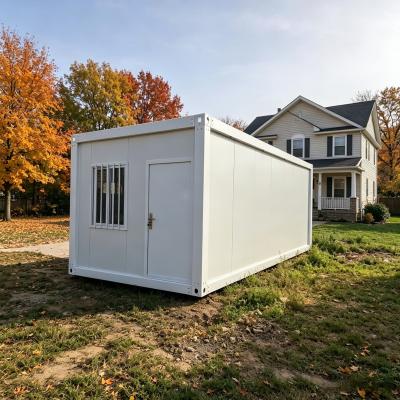 China Prefabricated Detachable Container House 6000x3000mm Insulated Modular Home with Window Security Bars for sale