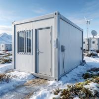 China Winterized Flat Pack Container House , High Insulation Arctic Home for sale
