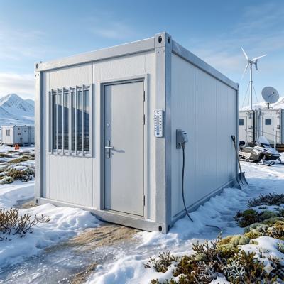 China Winterized Flat Pack Container House , High Insulation Arctic Home for sale