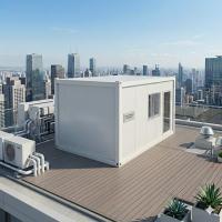 China Lightweight Detachable Flat Pack Prefab House , Modern Urban Rooftop Extension Pod for sale