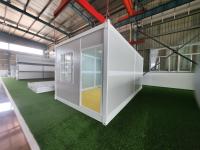 China X Shaped Prefab Folding Container House Steel Outer Door Easy Install For Worker Dormitory for sale