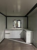China Rustic Timber Grain Expandable Villa 38.2-74.8 sqm Prefab Modular Home for sale