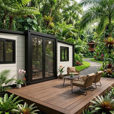 China 30FT Expandable Container House 58.3m² Luxury Eco Resort Glamping for High ROI Airbnb for sale