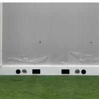 China Commercial Twin Toilet Pod 2000x1100x2300mm Galvanized Steel Anti Rust Shell with Crane Lift Anchors for sale