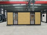 China Prefabricated Expandable Container Villa 38-75 sqm Insulated Wood Cladding for AirBnB Resort for sale