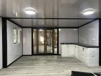 China 30FT Suburban Estate Expandable Container House – Textured White Block Edition for sale