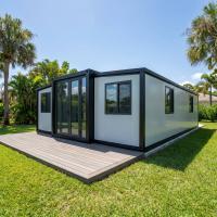 China 30FT Eco-Minimalist Expandable Container House – Smooth Panel Edition for sale