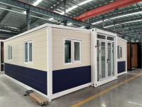 China 20FT Nautical Breeze Expandable Container House – Two-Tone Coastal Edition for sale