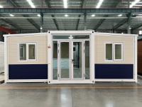 China 20FT Nautical Breeze Expandable Container House – Two-Tone Coastal Edition for sale