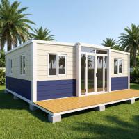 China 20FT Nautical Breeze Expandable Container House – Two-Tone Coastal Edition for sale