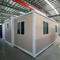 China 20FT Suburban Oasis Expandable Container House – Textured Peach Block Edition for sale