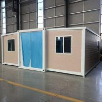 China 20FT Suburban Oasis Expandable Container House – Textured Peach Block Edition for sale