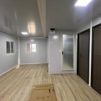 China Premium 20ft Expandable Container House - Natural Wood Finish for sale