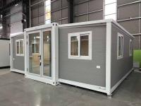 China Premium 20ft Expandable Container House - Modern Grey Siding for sale