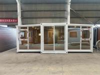 China Luxury 20ft Expandable Container House - Panoramic Mirrored Glass for sale
