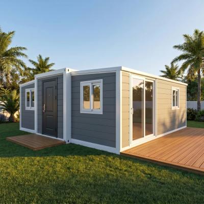 China 20ft Expandable Container House for Workforce Housing - Secure Grey Edition for sale