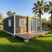 China 20ft Expandable Container House for Rural Guest Houses - Classic Grid Windows for sale