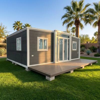 China 20ft Expandable Container House for Rural Guest Houses - Classic Grid Windows for sale