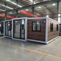 China 20ft Expandable Container House for Brazil Eco-Resorts - Modern Wood & Black Finish for sale