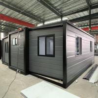 China 20ft Expandable Container House for Australian Backyard Offices - Modern Dark Grey for sale