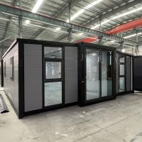 China 20ft Expandable Container House for Australian Backyard Offices - Modern Dark Grey for sale