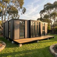 China 20ft Expandable Container House for California ADUs - Urban Brick Texture for sale