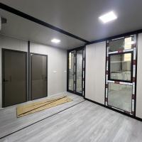 China 20ft Expandable Container House for California ADUs - Urban Brick Texture for sale