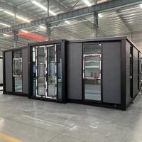 China 20ft Expandable Container House for California ADUs - Urban Brick Texture for sale