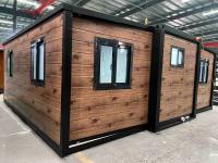 China 20ft Expandable Container House for Florida Vacation Rentals - Tropical Wood & Glass for sale