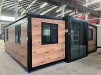China 20ft Expandable Container House for New Zealand Garden Studios - Light Timber Finish for sale
