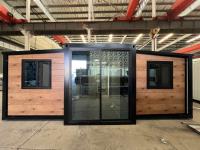 China 20ft Expandable Container House for New Zealand Garden Studios - Light Timber Finish for sale