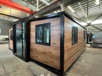 China 20ft Expandable Container House for New Zealand Garden Studios - Light Timber Finish for sale