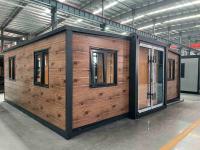 China 20ft Expandable Container House for Canadian Woodland Retreats - Rich Timber Finish for sale
