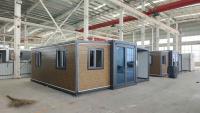 China 20ft Expandable Container House for European Backyard Studios - Sloped Roof Design for sale