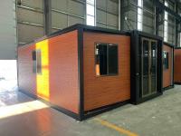 China 20ft Expandable Container House for Texas Suburban ADUs - Warm Cedar Finish for sale