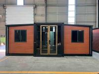 China 20ft Expandable Container House for Texas Suburban ADUs - Warm Cedar Finish for sale